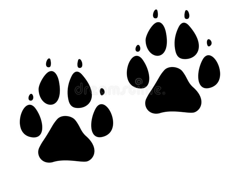Dog Footprint. Vector Image Stock Vector - Illustration of footprint ...