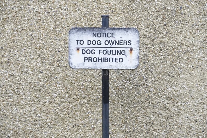 Dog Fouling Notice Sign Prohibited Stock Image - Image of environmental ... Dog Fouling Notice Sign Prohibited Stock Image - Image of environmental ...