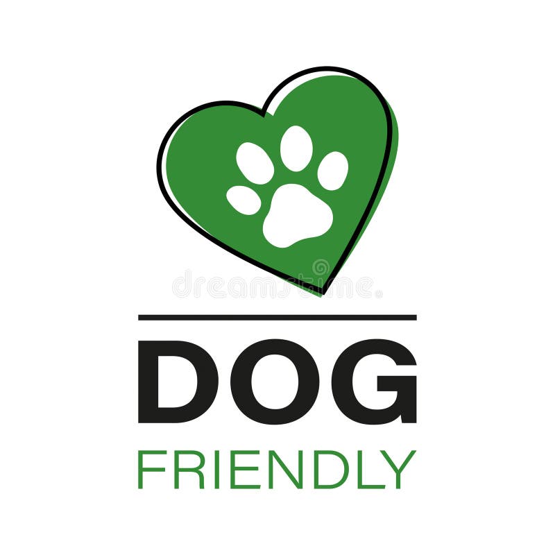 Dog friendly stock vector. Illustration of shape, wildlife - 280219081