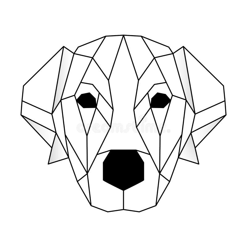 Triangular Dog Stock Illustrations – 870 Triangular Dog Stock ...
