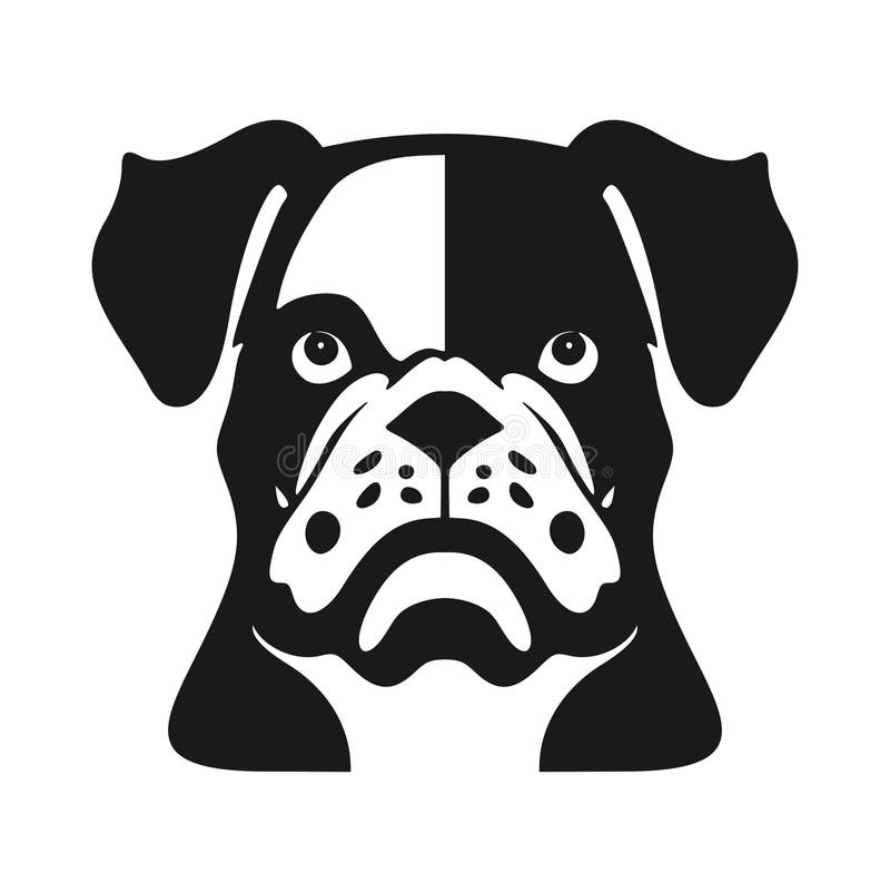 Dog head symbol stock vector. Illustration of head, symbol - 298422504