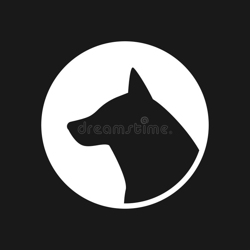Dog Icon. Vector Element for Your Design Stock Illustration ...