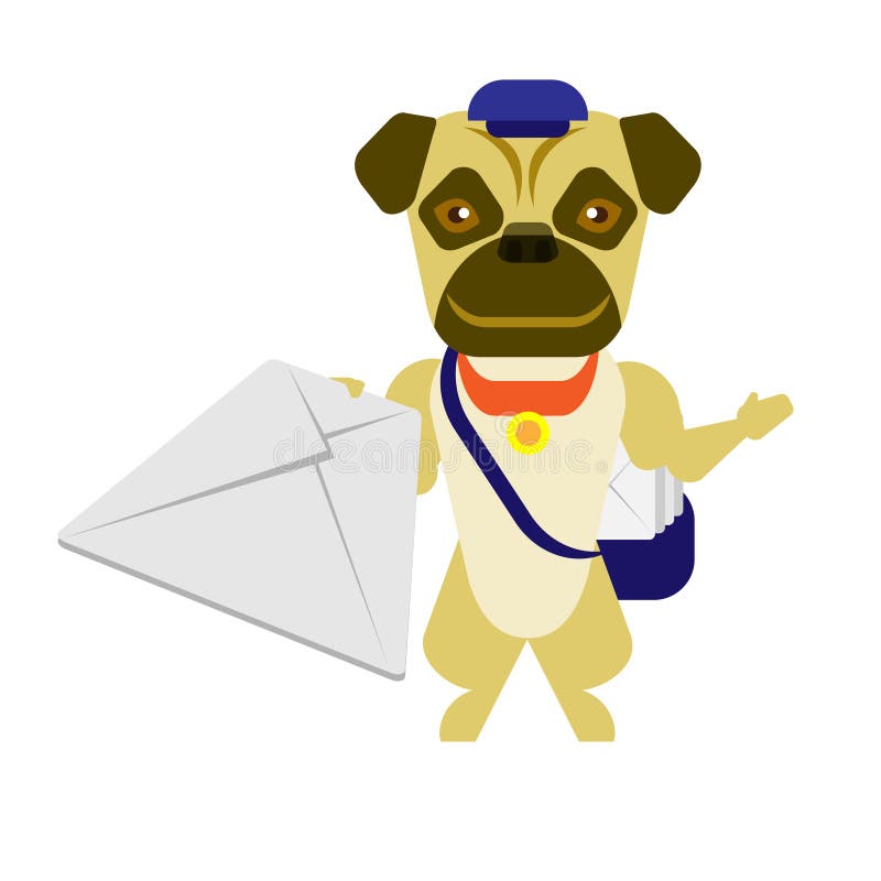 Dog Postman Stock Illustrations – 142 Dog Postman Stock Illustrations ...