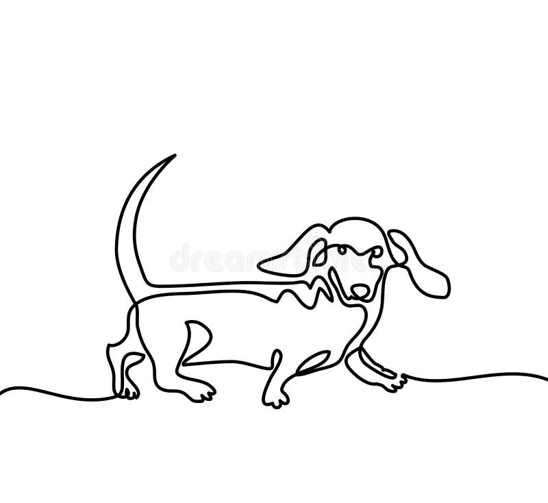 Dog Line Drawing Stock Illustrations – 83,428 Dog Line Drawing Stock ...