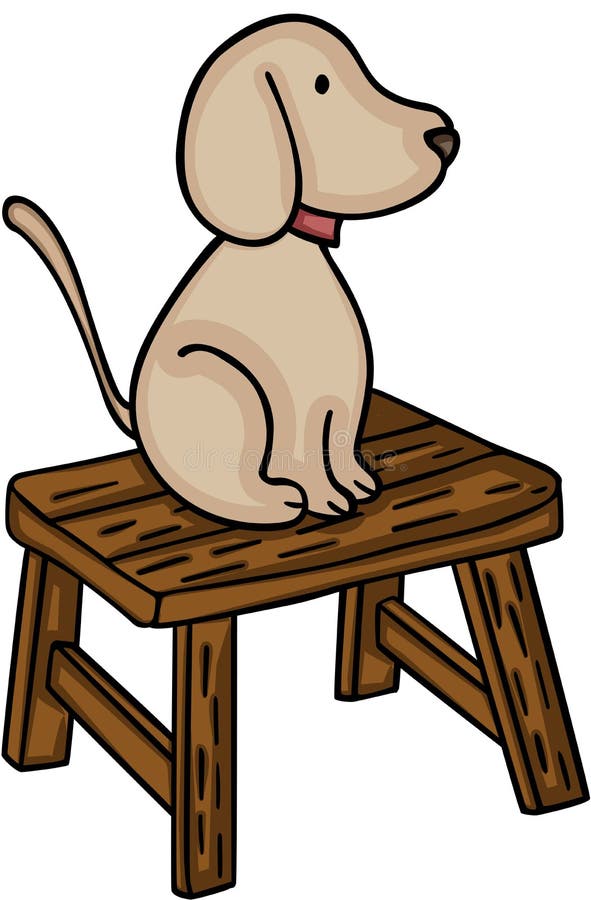 Under The Chair Clipart