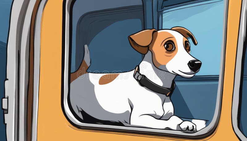 Dog Ride Train Stock Illustrations – 86 Dog Ride Train Stock ...
