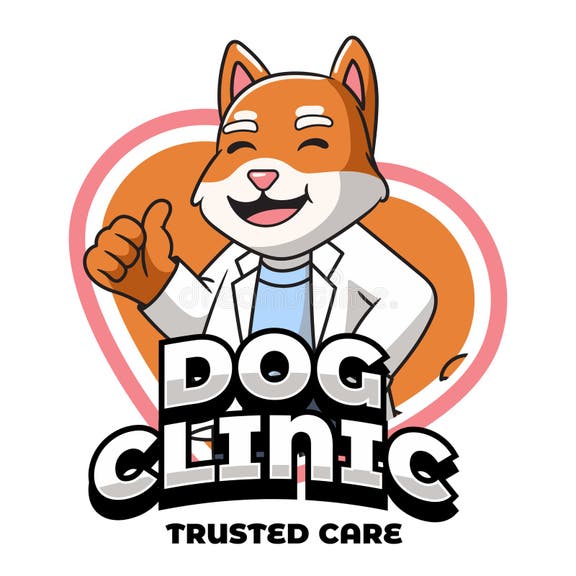 Cute Shiba Inu Dog Doctor Animal Clinic Mascot Cartoon Character ...