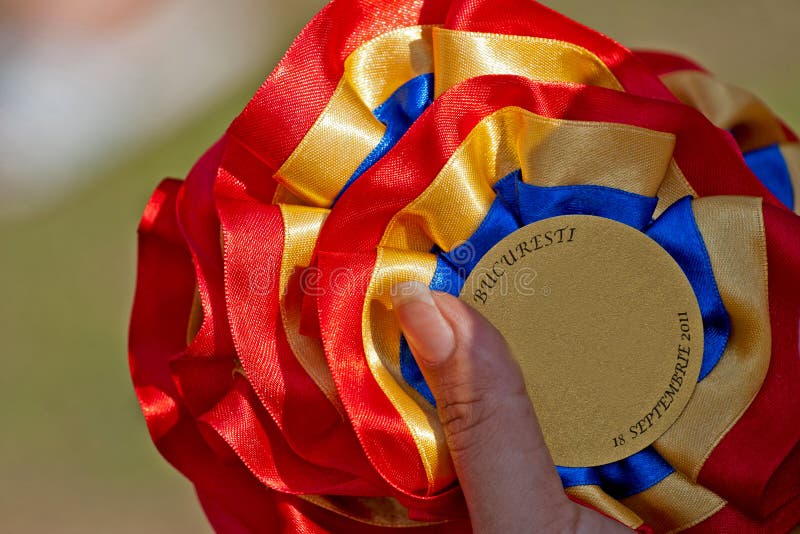 National Flag Ribbons Like Medals Stock Image - Image of game ...
