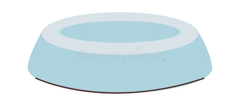 Dog Metal Food Plate Flat Icon Stock Vector - Illustration of metal ...