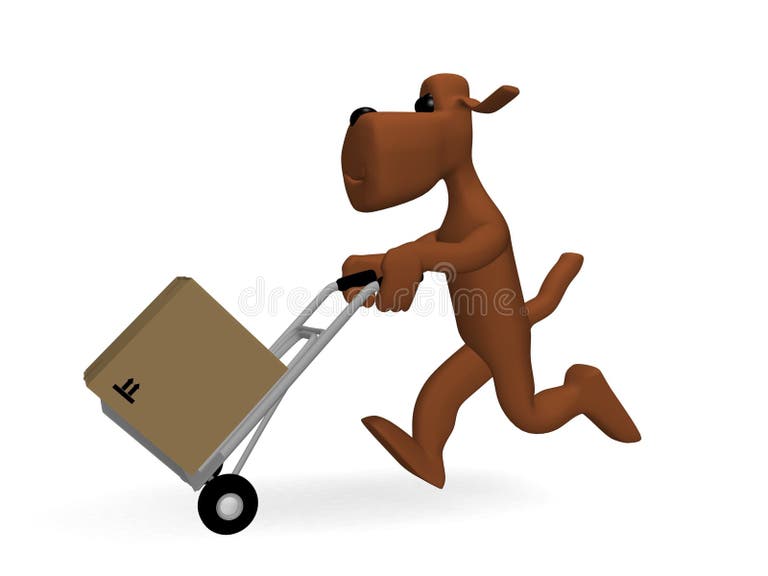 Delivery Dog 3d Stock Illustrations – 744 Delivery Dog 3d Stock ...