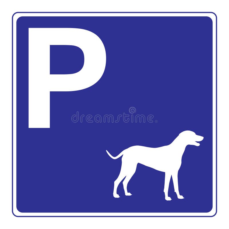 Dog park sign stock vector. Illustration of graphical - 99338572