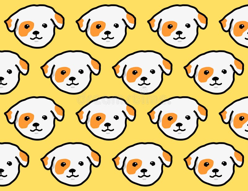 Dog pattern texture vector stock vector. Illustration of face - 174869108