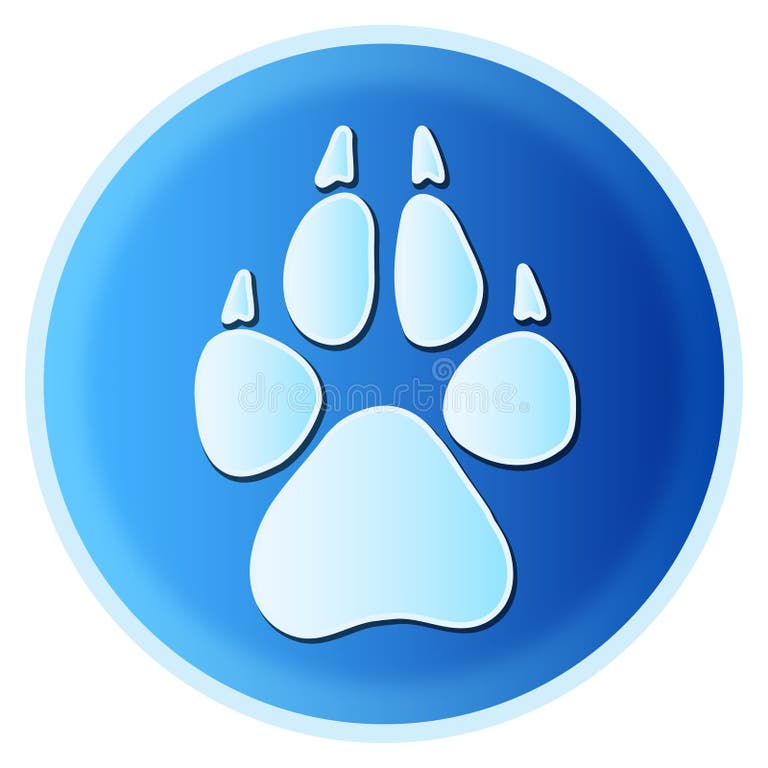 Fox Paw Footprint Icon Stock Illustrations – 1,040 Fox Paw Footprint ...