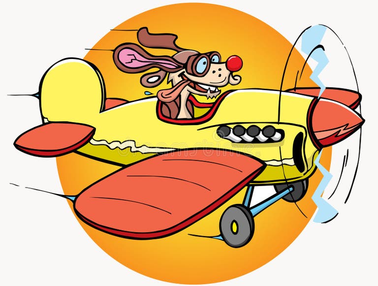 Cartoon Dog Pilot Stock Illustrations – 338 Cartoon Dog Pilot Stock ...