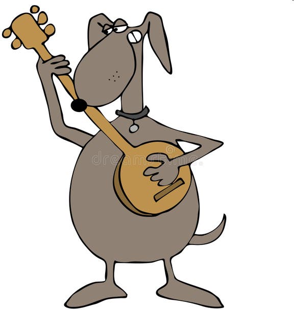 Cartoon Dog Playing Instrument Stock Illustrations – 322 Cartoon Dog ...