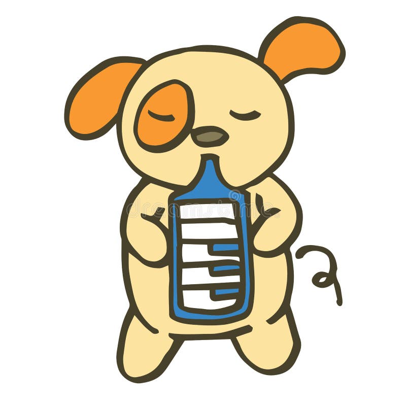 Dog Playing Music Cartoon Vector Stock Vector - Illustration of ...