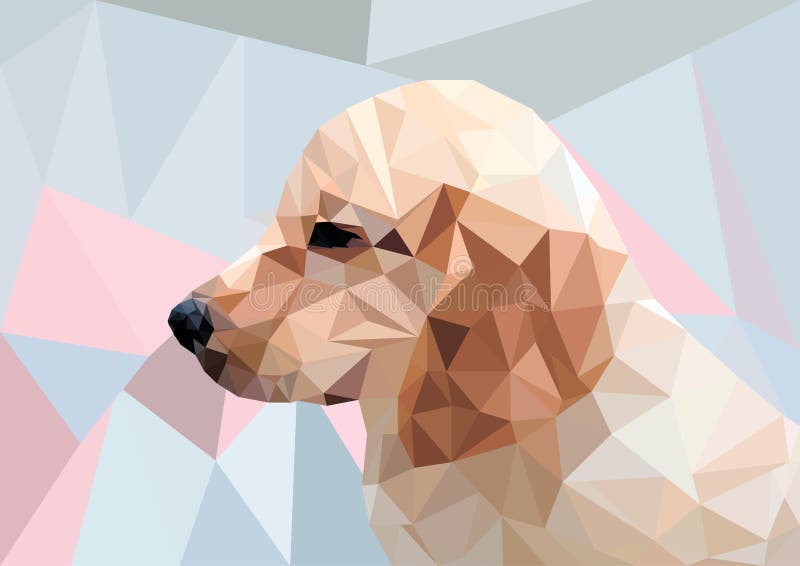 Dog, Polygonal Style, Profile Stock Vector - Illustration of polygon ...