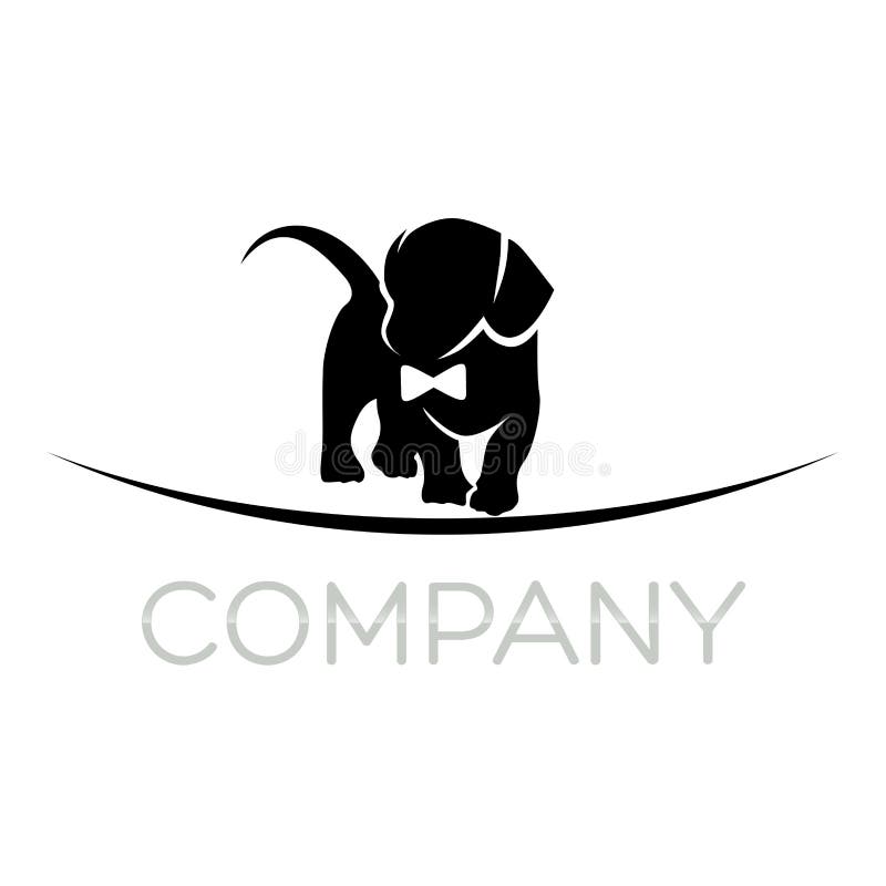 Sad Puppy Logo and Icons stock illustration. Illustration of tiny - 5290629