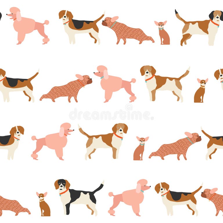 Seamless Rescue Dogs Stock Illustrations – 30 Seamless Rescue Dogs ...
