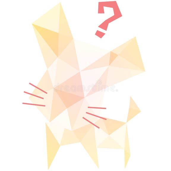 Dog Questioning Cubist Style Stock Vector - Illustration of small, idea ...