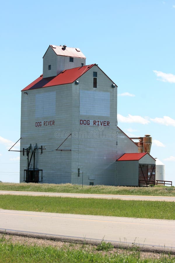 Dog River Grain Elevator editorial stock image. Image of location ...
