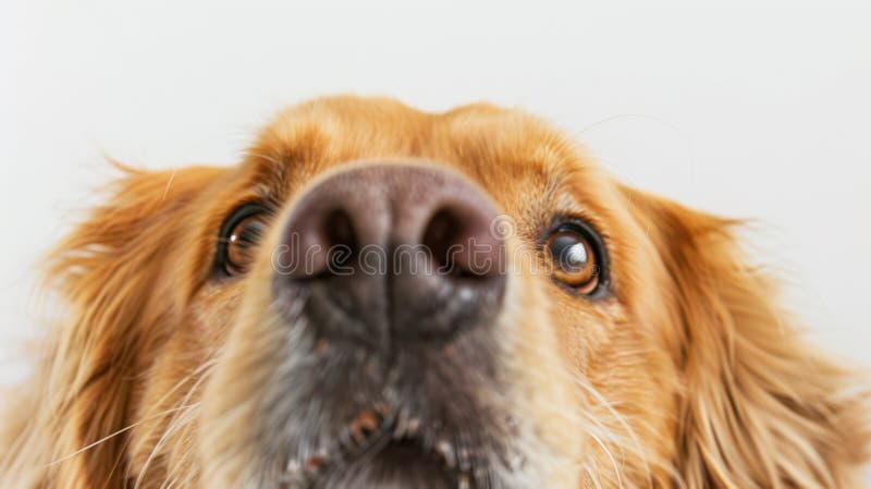 The Dog S Curious Closeup. AI Generated Stock Image - Image of closeup ...
