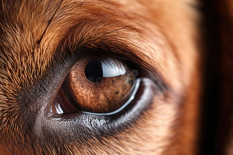 Dog s eye close-up stock illustration. Illustration of companion ...