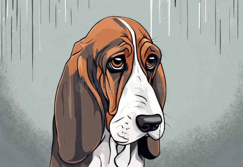 Dog with a Sad Expression on Its Face Stock Image - Image of canine ...