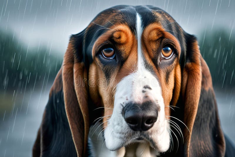 Dog with a Sad Expression on Its Face Stock Image - Image of puppy ...