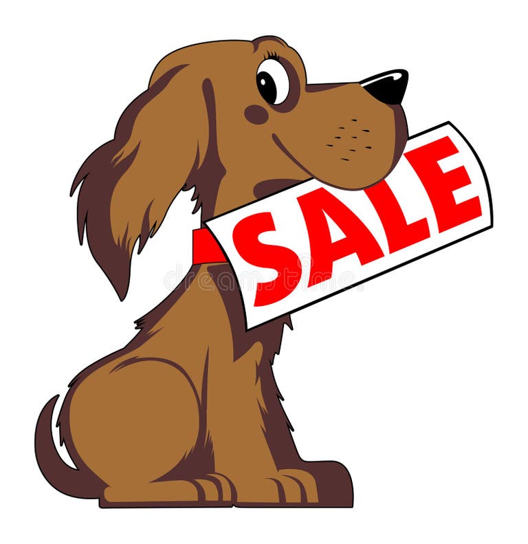 Dog Sale Sign Stock Illustrations – 2,471 Dog Sale Sign Stock ...