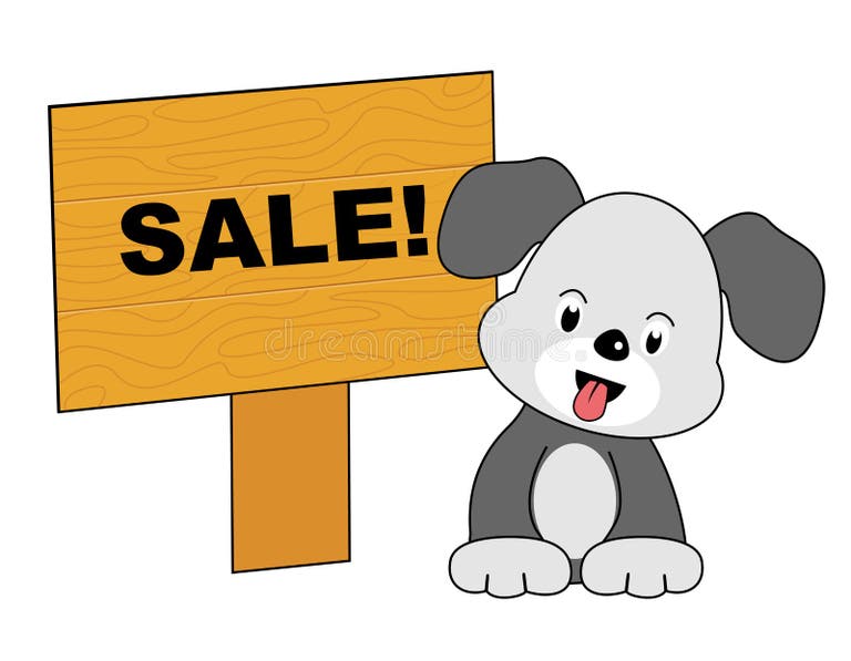 Dog Sale Sign Stock Illustrations – 2,471 Dog Sale Sign Stock ...