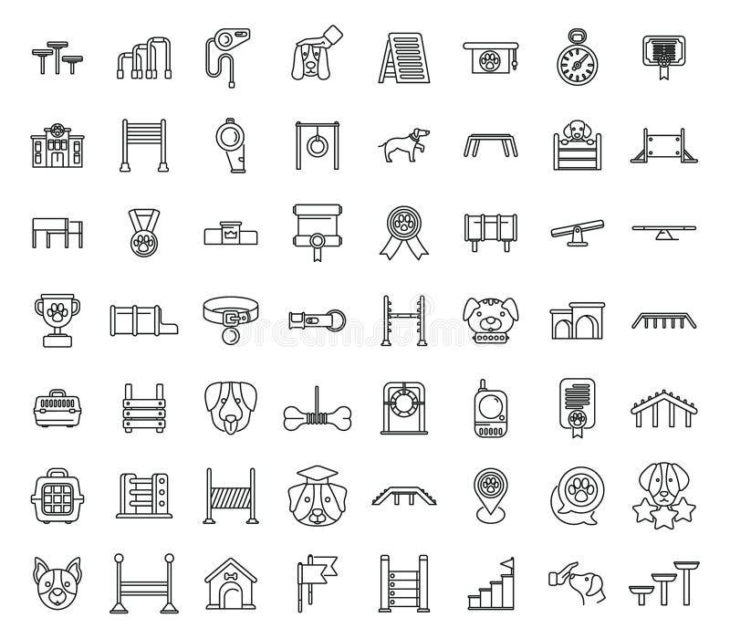 Agility Dog Icon Stock Illustrations – 437 Agility Dog Icon Stock ...