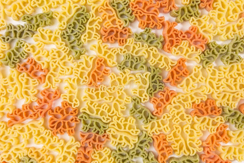 Raw dog shaped pasta stock image. Image of green, food - 86522223