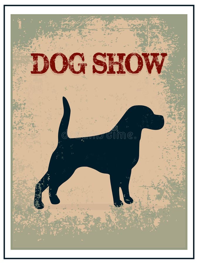 Dog Show Poster Stock Illustrations – 440 Dog Show Poster Stock ...