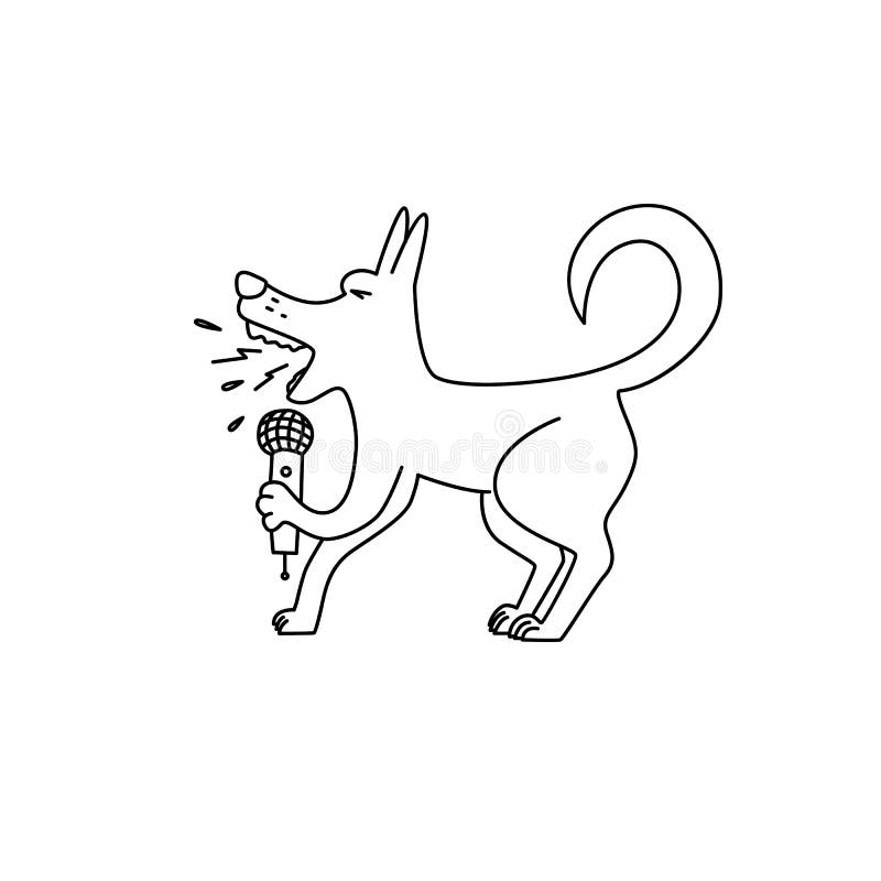 Dog Loud Stock Illustrations – 301 Dog Loud Stock Illustrations ...