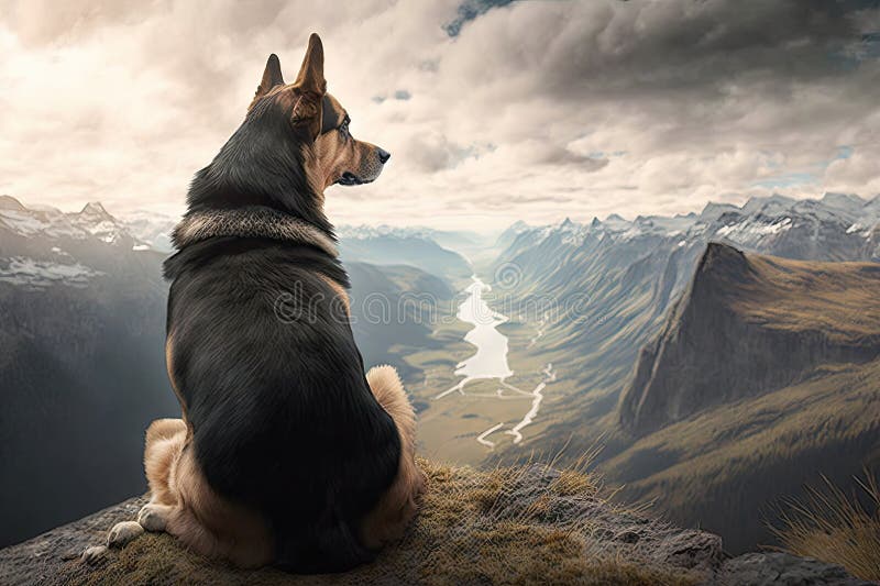 Dog Looking Over Stock Illustrations – 400 Dog Looking Over Stock ...