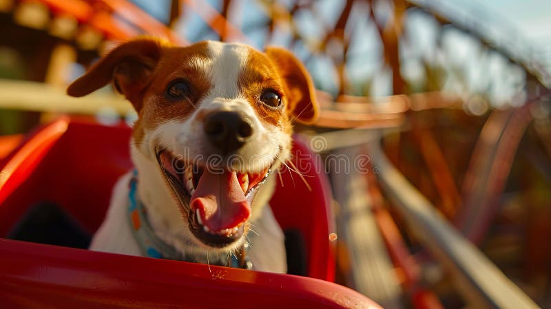 Dog Sitting Roller Coaster Stock Photos - Free & Royalty-Free Stock ...