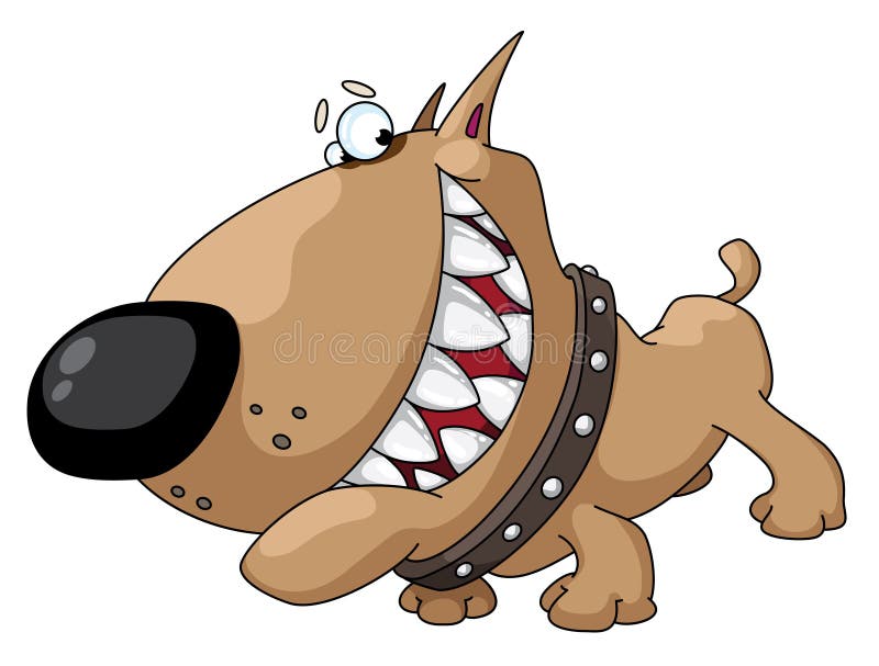 Dog smile stock vector. Illustration of animal, smile - 18513070