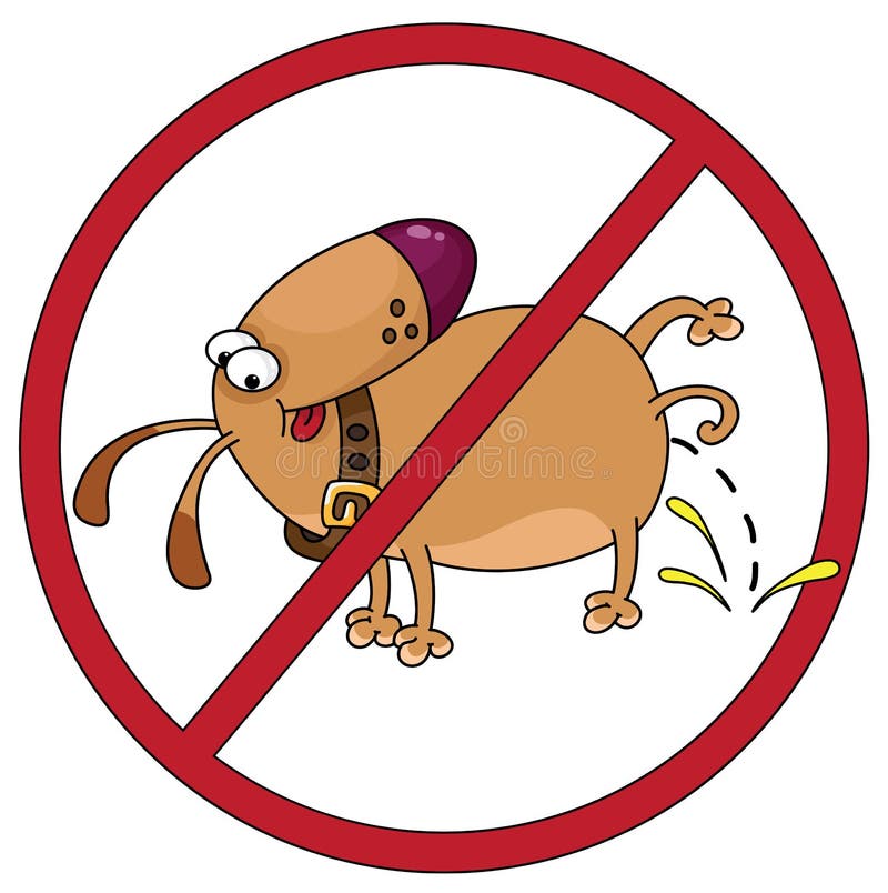 Dog stop stock vector. Illustration of symbol, disallowed - 16266700