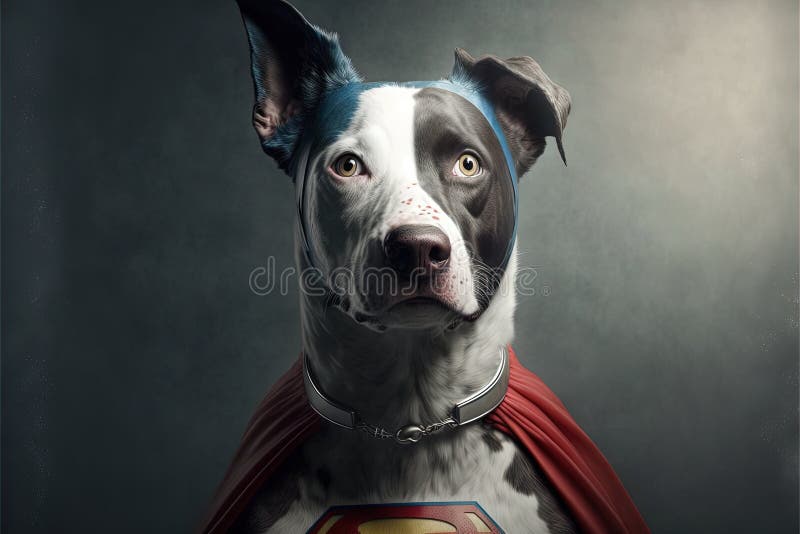 Dog Super Hero Superdog Illustration Generative Ai Stock Illustration ...
