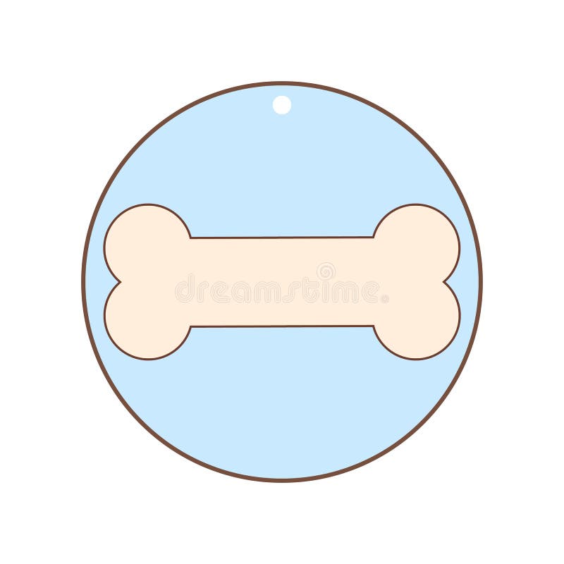Dog Bone Tag Template