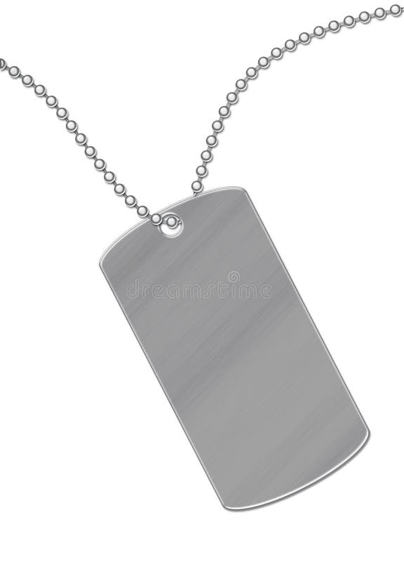 Dog tag sign stock illustration. Illustration of private - 10716823