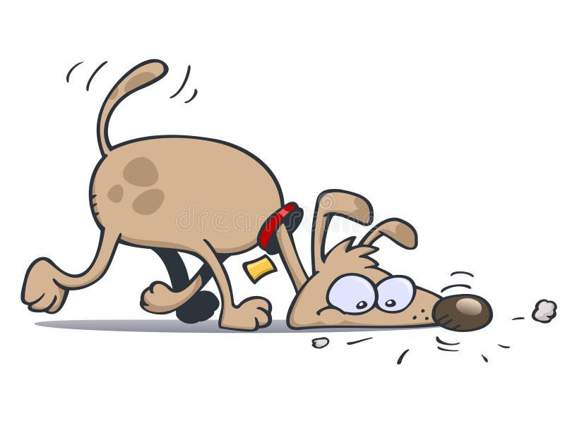 Dog tracking stock vector. Illustration of nose, sniffing - 10517578