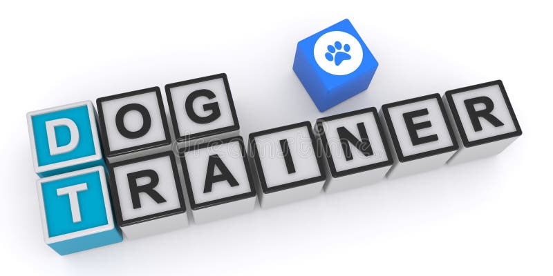 Dog Training Word Blocks White Background Stock Illustrations – 1 Dog ...