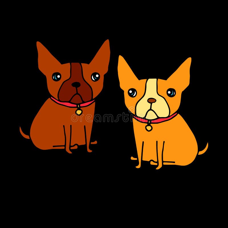 Dog Vector Small Drawing Illustration Pet Animal Stock Vector ...