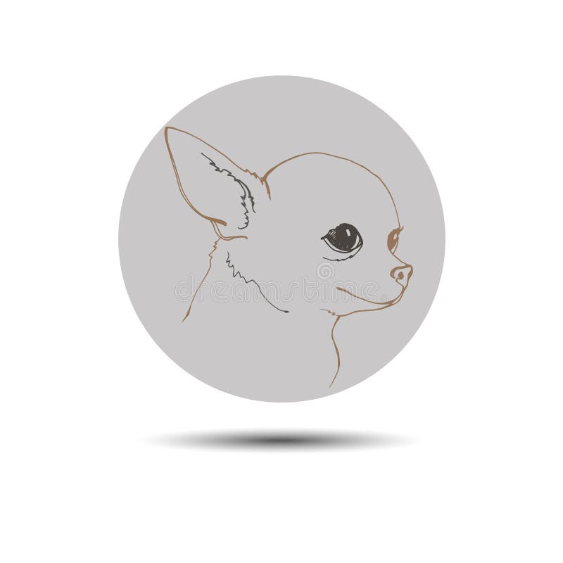 Dog Vector Small Drawing Illustration Pet Stock Vector - Illustration ...