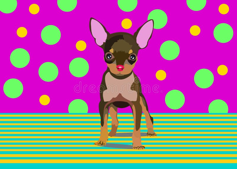 Dog Vector Small Drawing Illustration Pet Stock Vector - Illustration ...