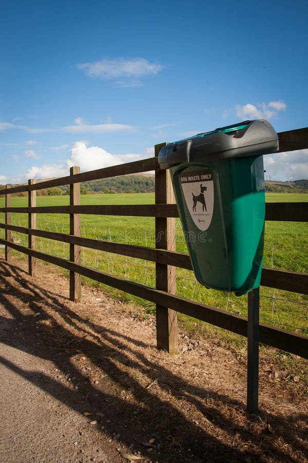 Dog Waste Bin stock photo. Image of green, mess, brown - 46320856