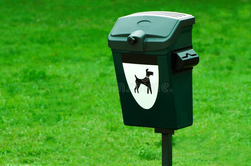 Dog waste container stock image. Image of order, canine - 44950239