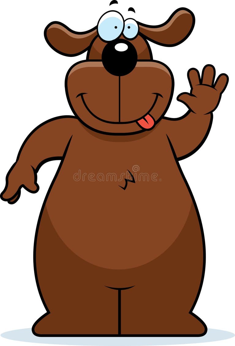 Waving Dog Cartoon Stock Illustrations – 989 Waving Dog Cartoon Stock ...